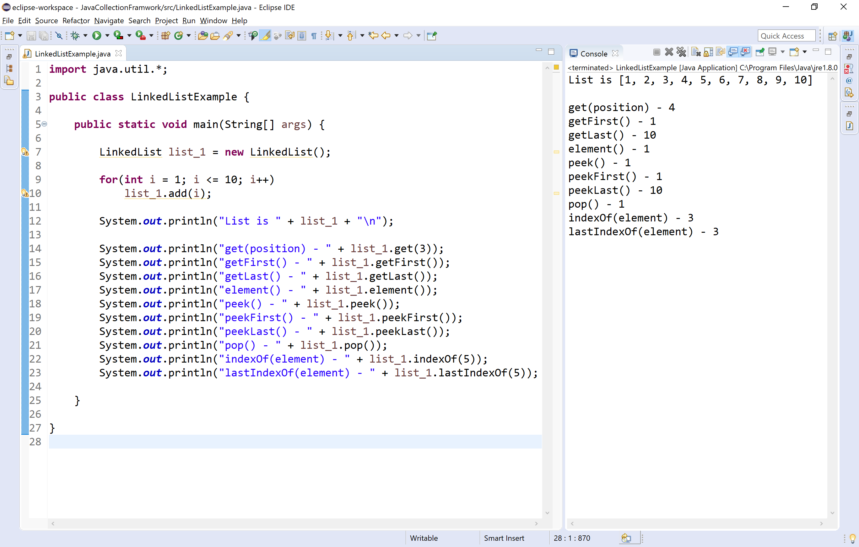 Check List In List Java