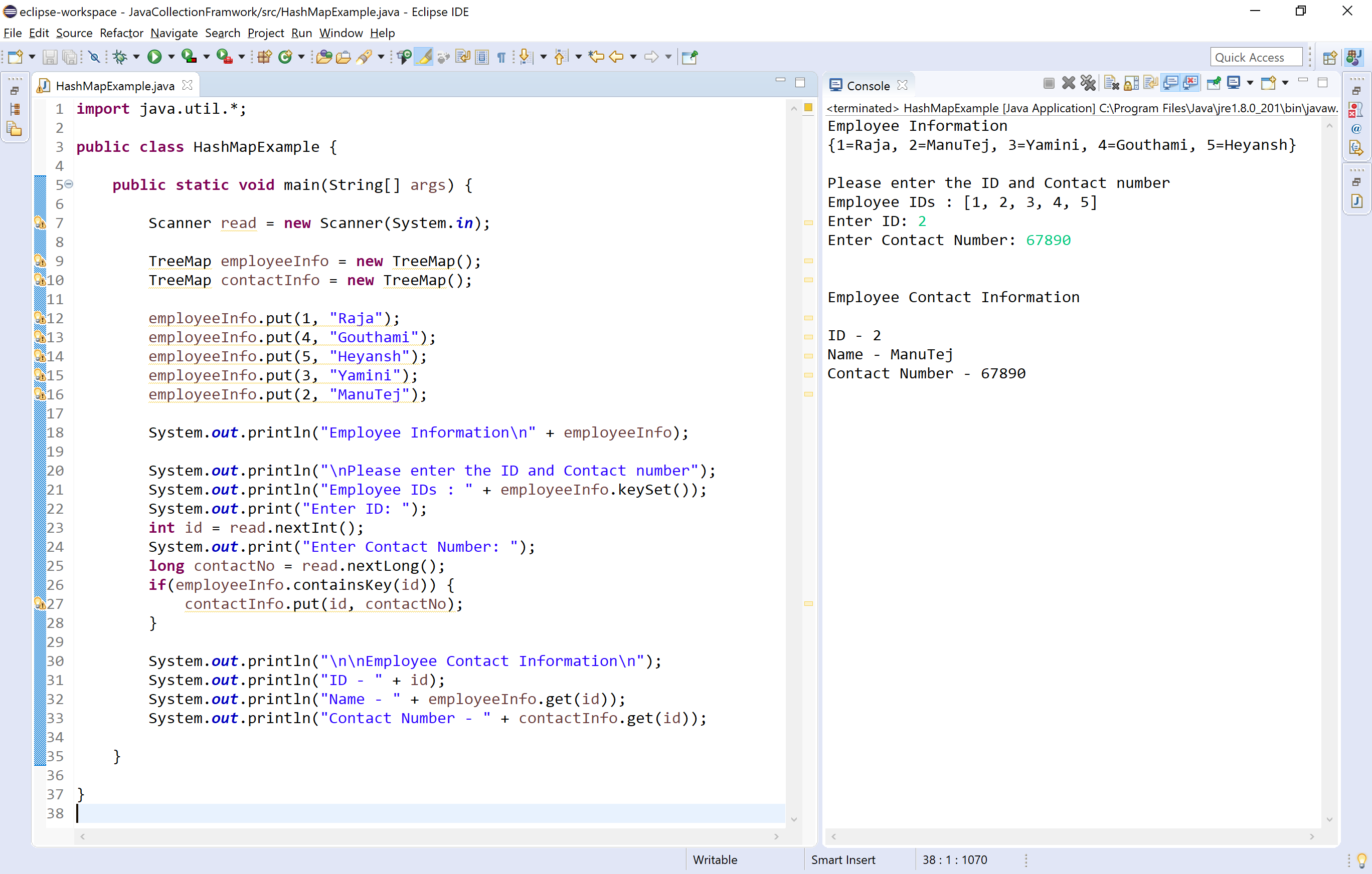 Java Tutorials HashMap LinkedHashMap TreeMap