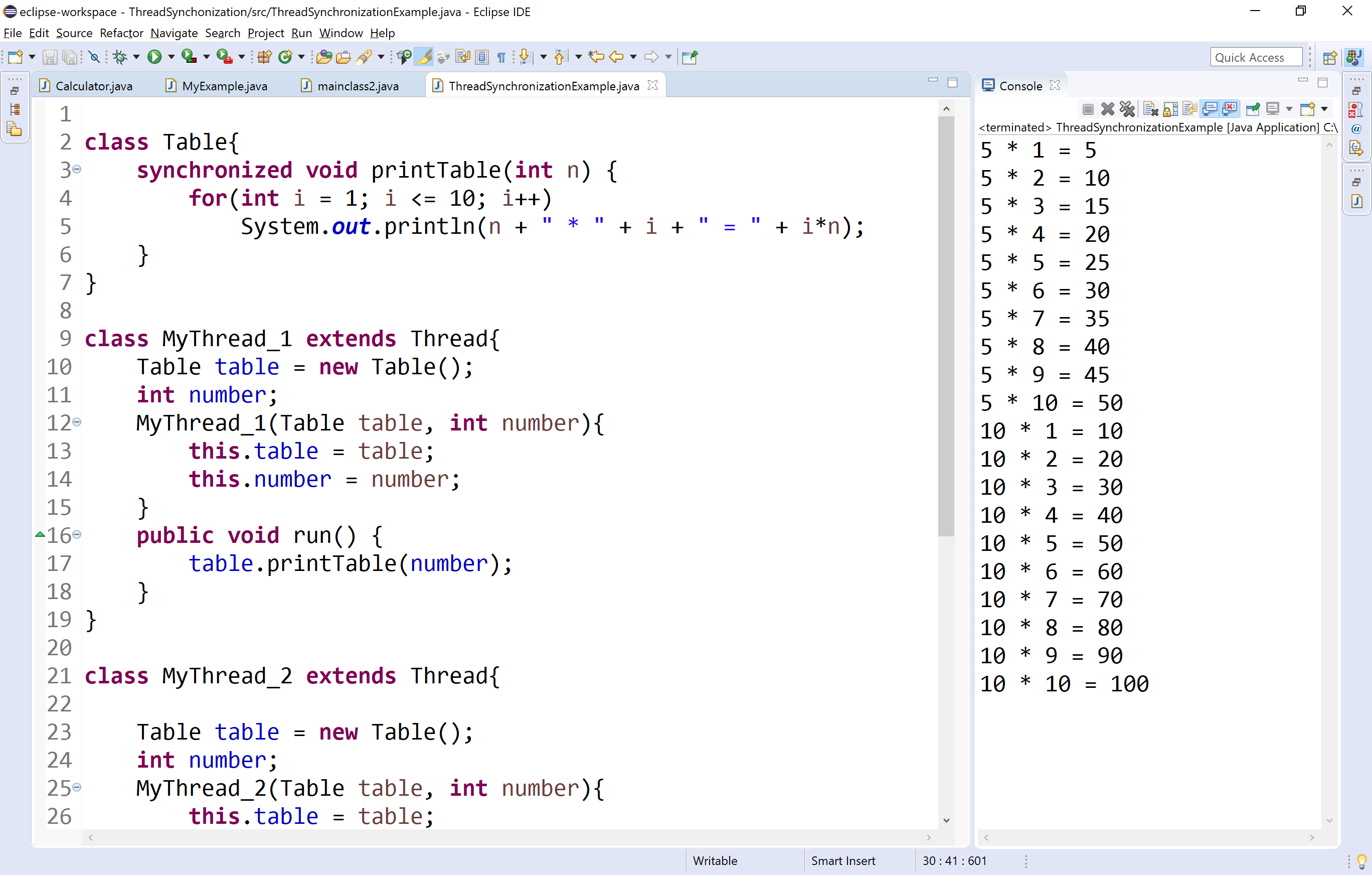 Java Tutorials Thread Synchronisation Synchronized Keyword