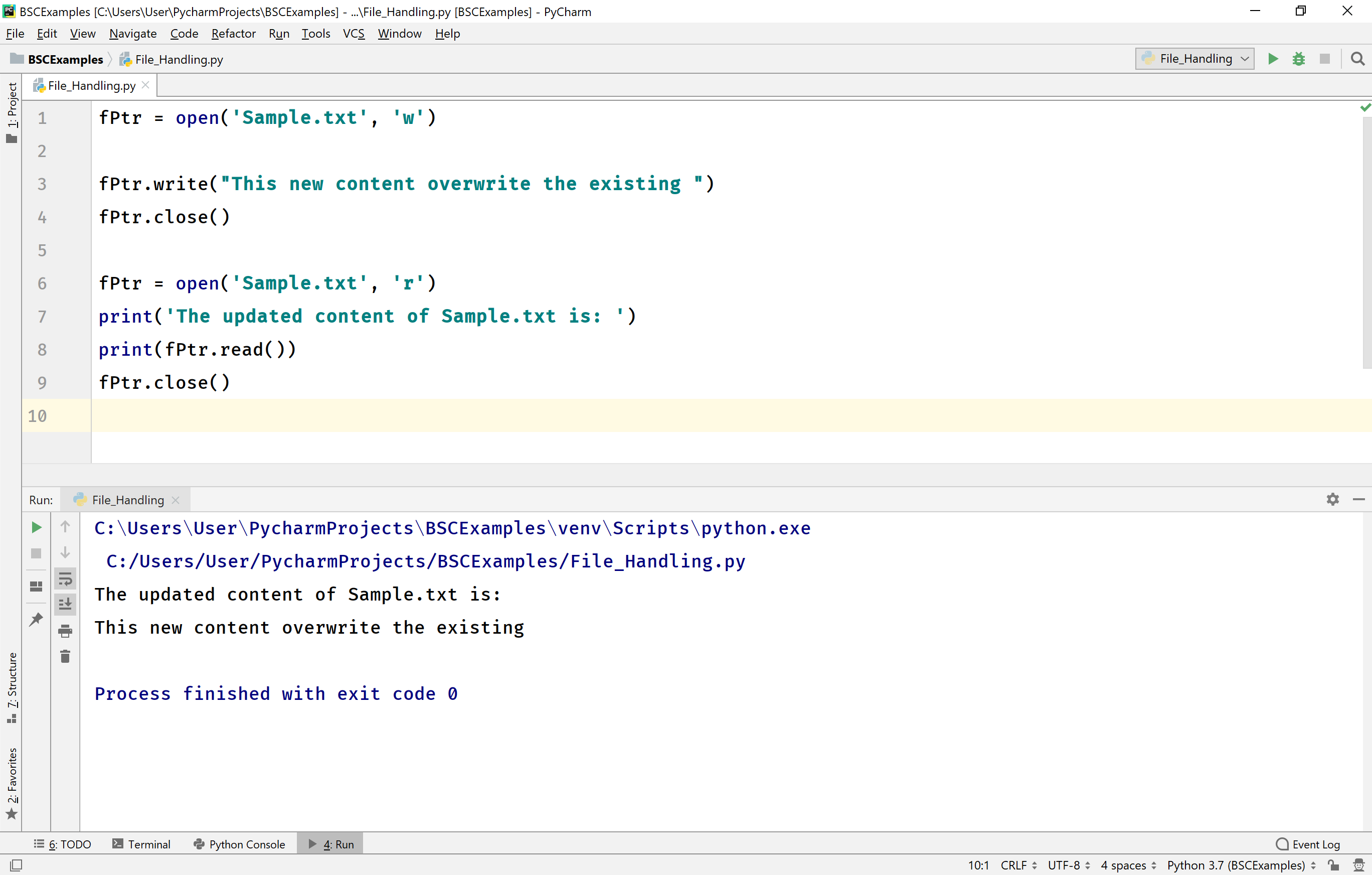 Python Tutorials File Handling Operations Read Readline Write