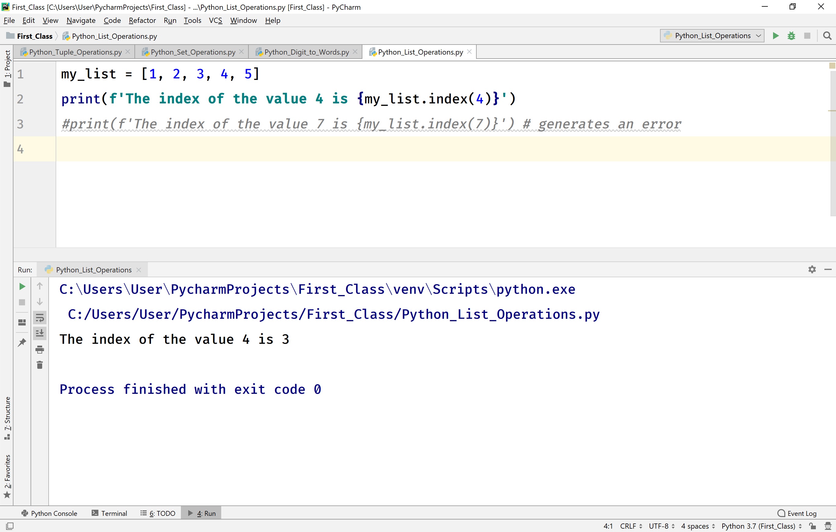 Python Tutorials Lists Data Structure Data Types