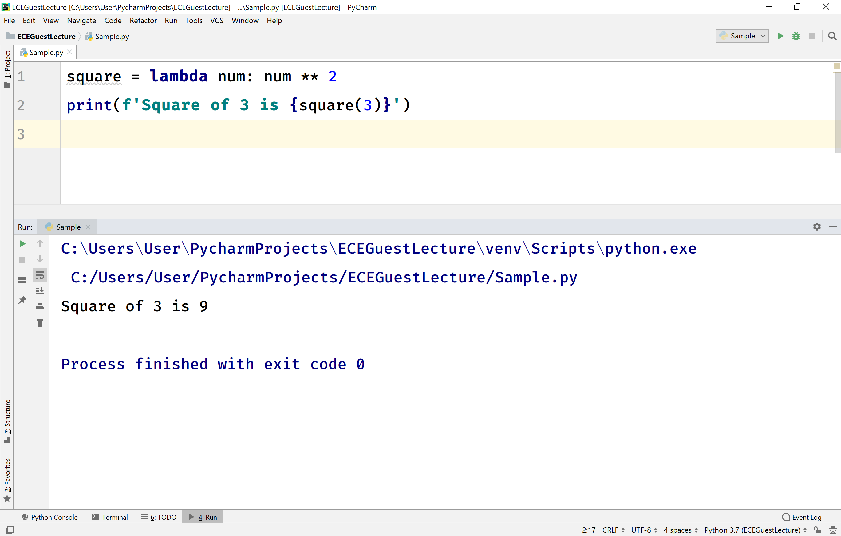 Python Tutorials Lambda Expressions Anonimous Functions