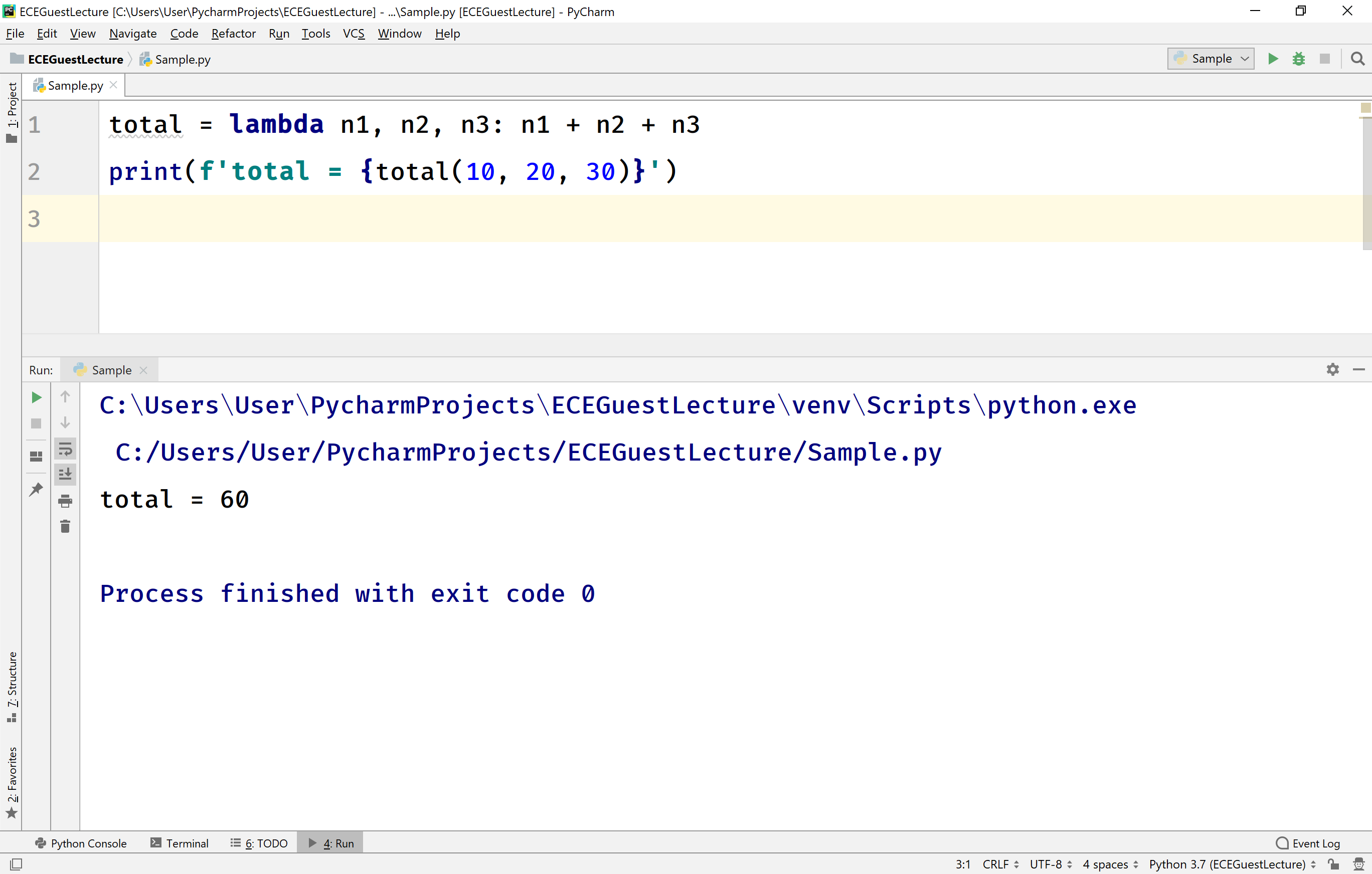 Python Tutorials Lambda Expressions Anonimous Functions
