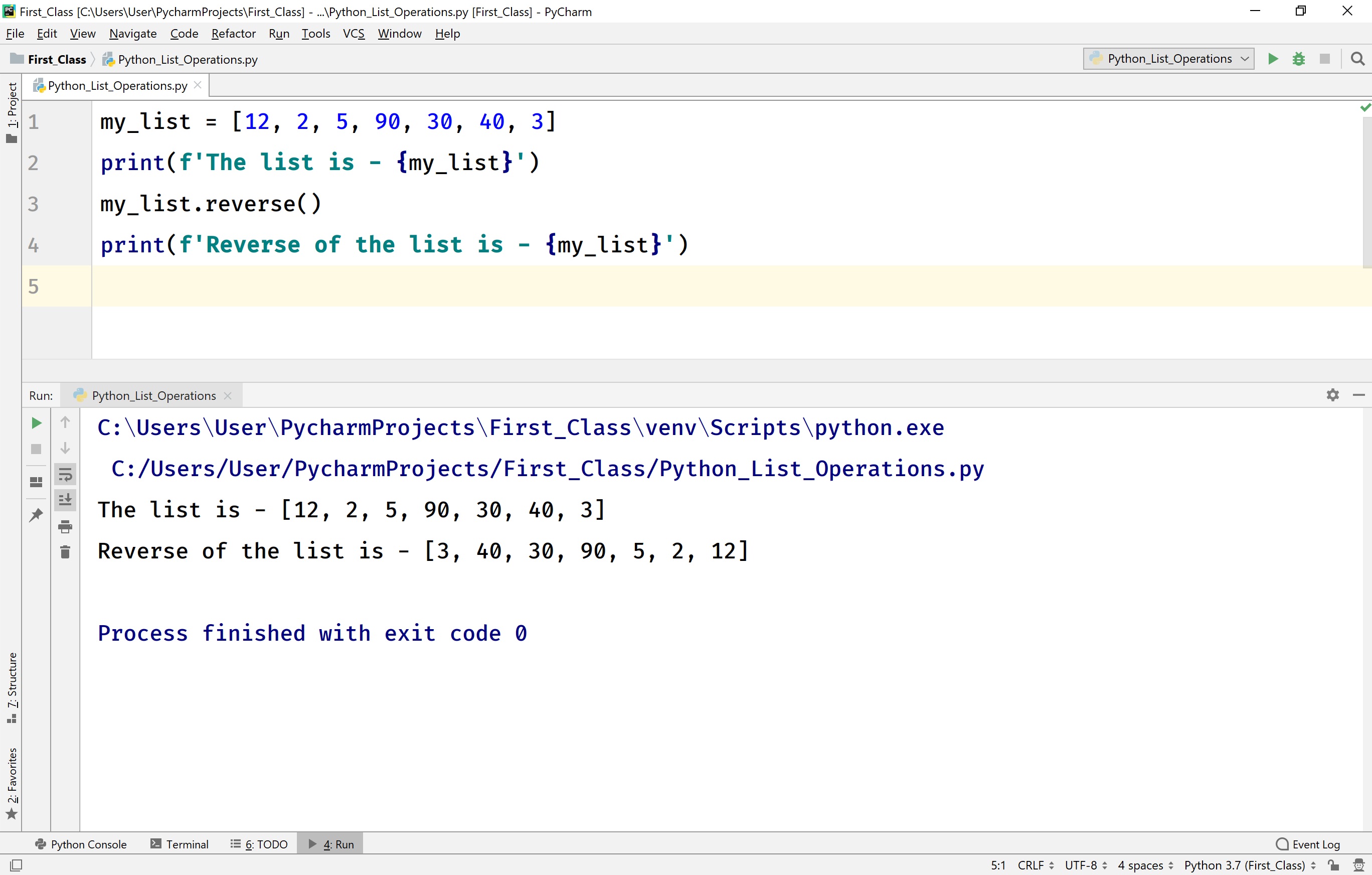 Python Tutorials Lists Data Structure Data Types