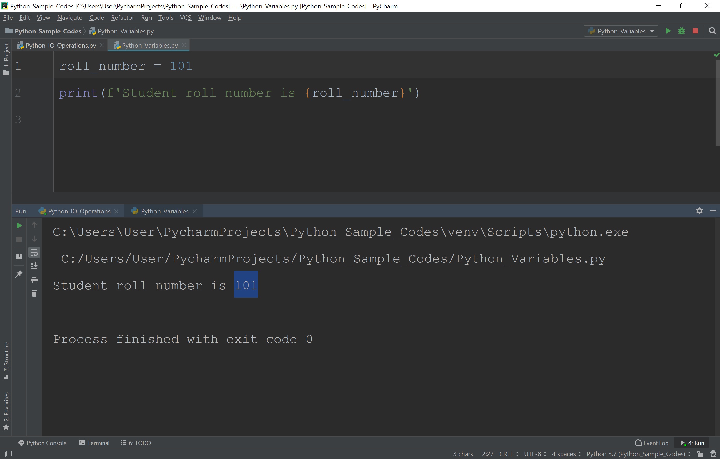 Python Tutorials Variables Data Types