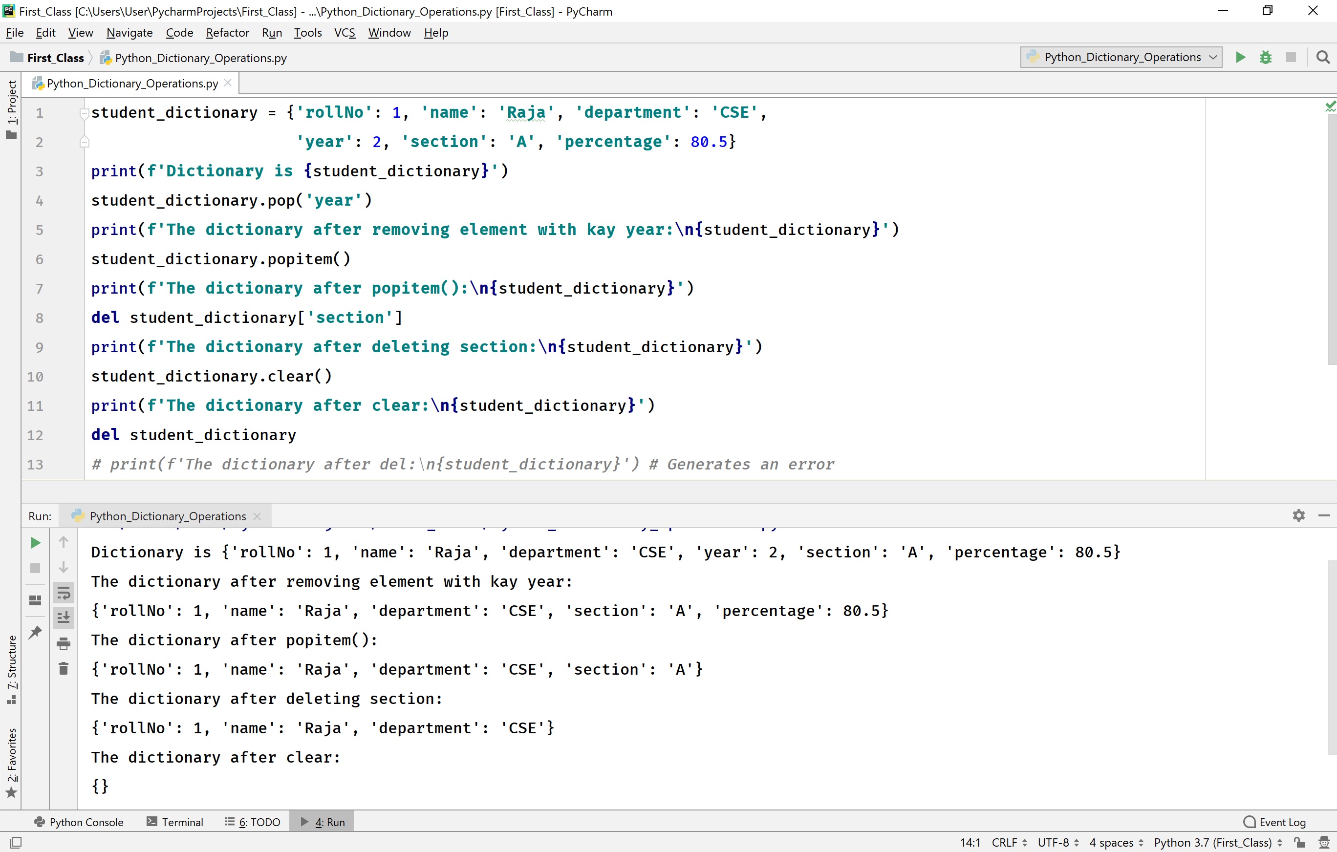Python Dictionary Remove Key Design Corral